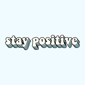 "aesthetic pastel blue stay positive" Poster for Sale by STAR10008 ...