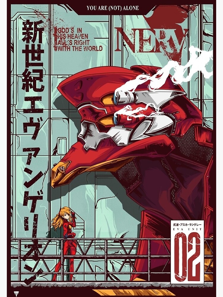 Evangelion Unit 2 Artwork Poster sold by Khanim Alakbarzade | SKU ...
