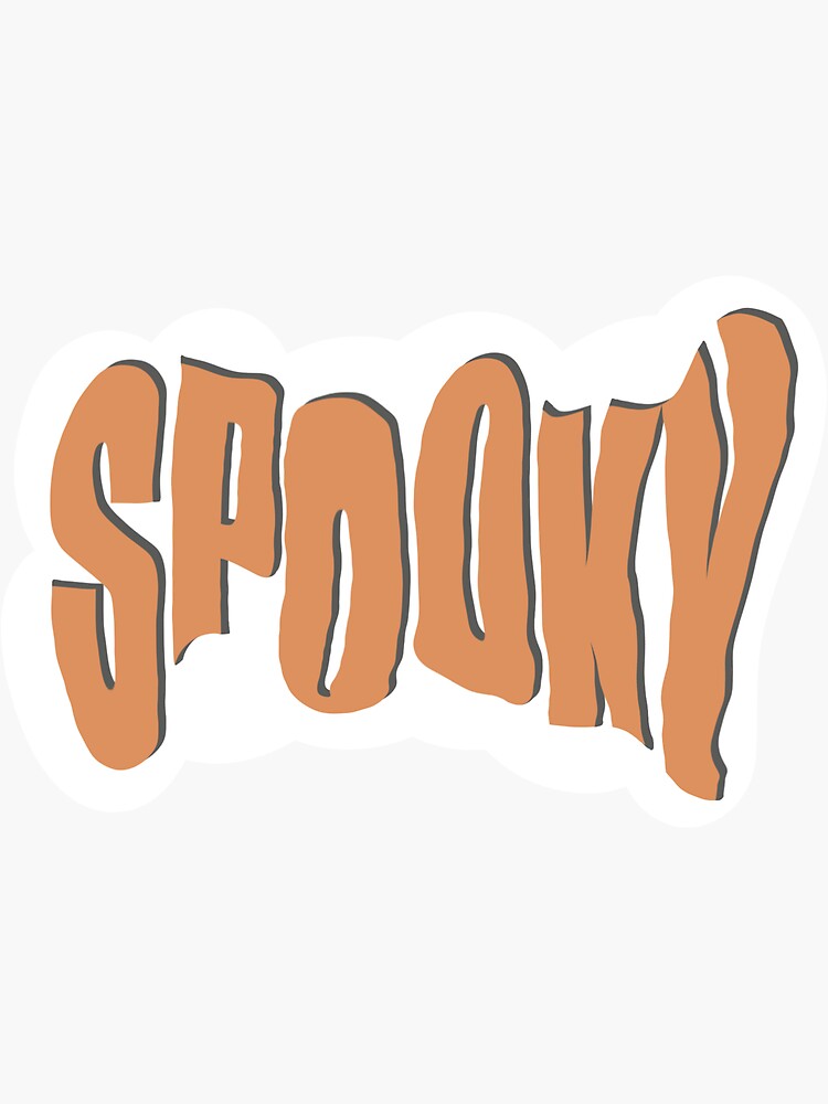 "Spooky sticker " Sticker for Sale by SCGDesigns | Redbubble