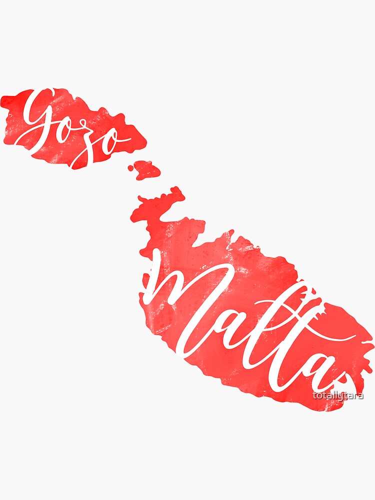 "Malta & Gozo Islands " Sticker by totallytara | Redbubble