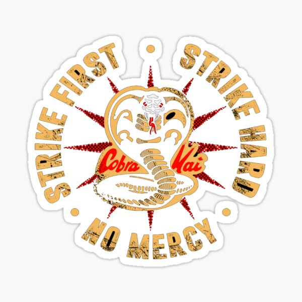 "Cobra Kai -" Sticker by ShogunShop | Redbubble