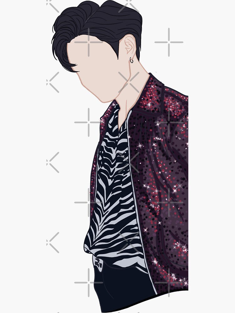 "Fake love " Sticker by JiArtis | Redbubble