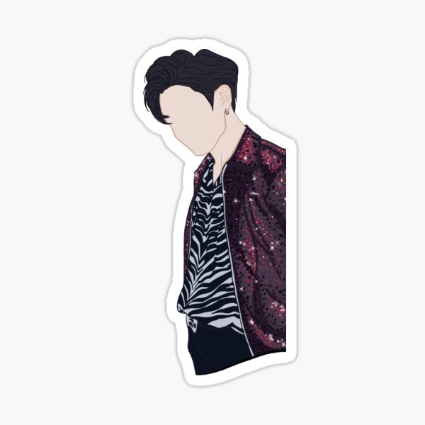 "Fake love " Sticker by JiArtis | Redbubble