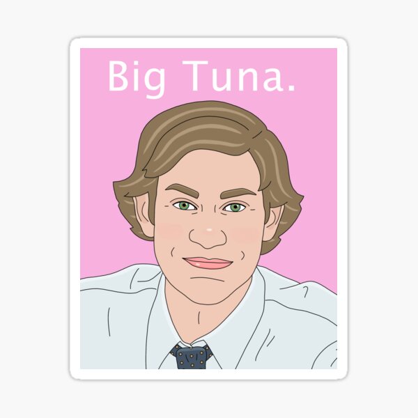 "Jim Halpert "Big Tuna" from The Office US" Sticker for Sale by ...