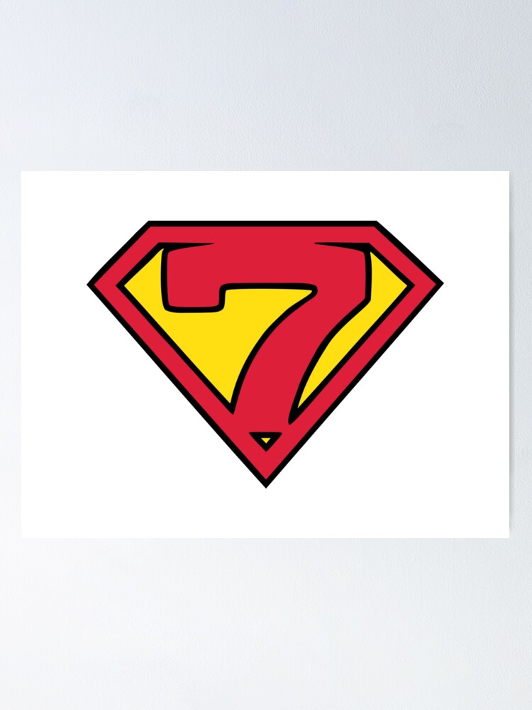 "Super Seven" Poster for Sale by benobro | Redbubble