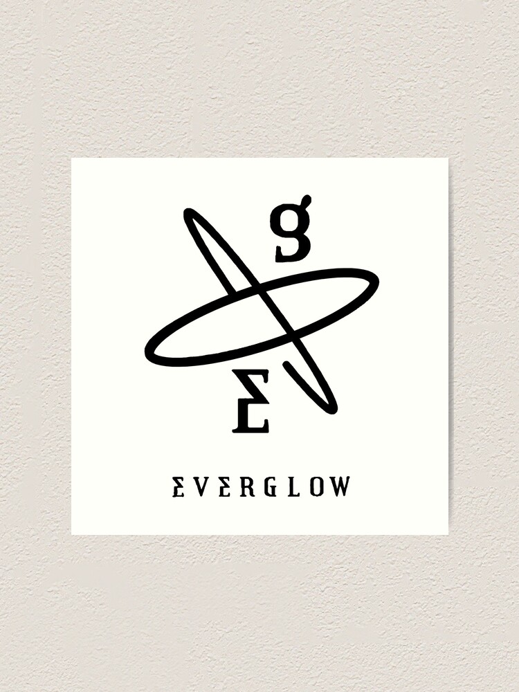 "EVERGLOW new logo 2020" Art Print for Sale by EmPoweredStudio | Redbubble