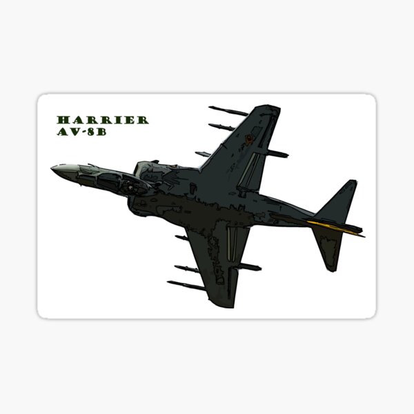 "Harrier" Sticker for Sale by TogginWelsh | Redbubble