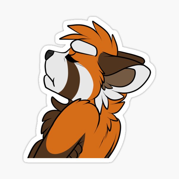 "Hmph! Red Panda" Sticker for Sale by GatorBites | Redbubble