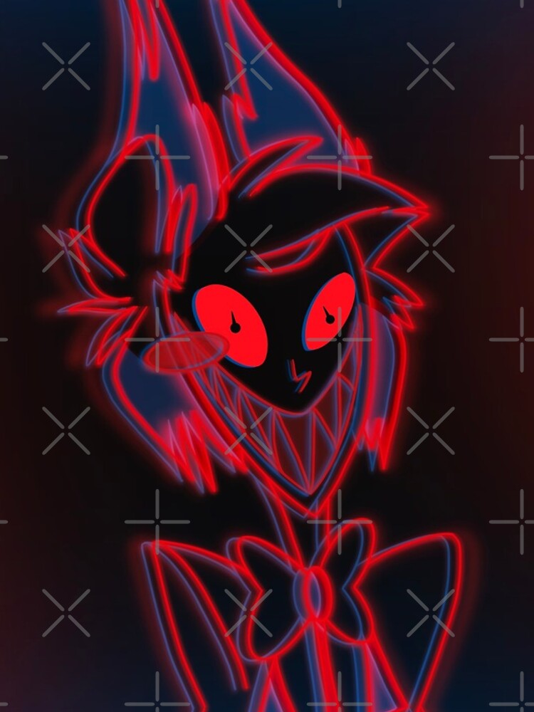 "Neon 3D Alastor" iPhone Case for Sale by aaaxel | Redbubble