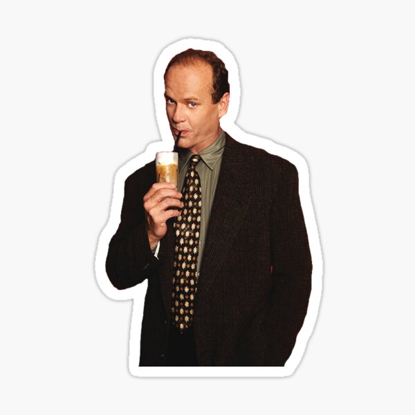 "Frasier Crane" Sticker for Sale by Bricausewhynot | Redbubble