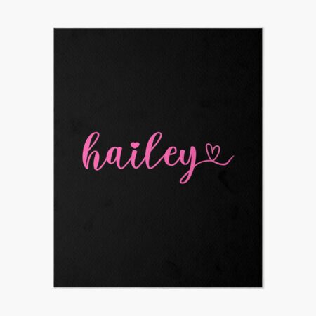 Haley Name Design