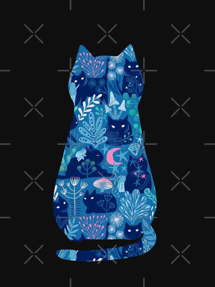 "Anna and Misha cat - Meowgical friends. Fairy magic night cats and ...