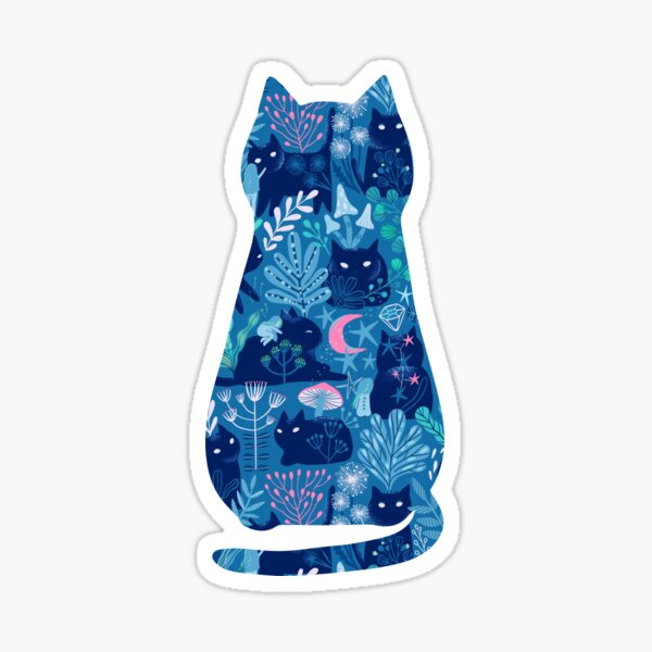 "Anna and Misha cat - Meowgical friends. Fairy magic night cats and ...