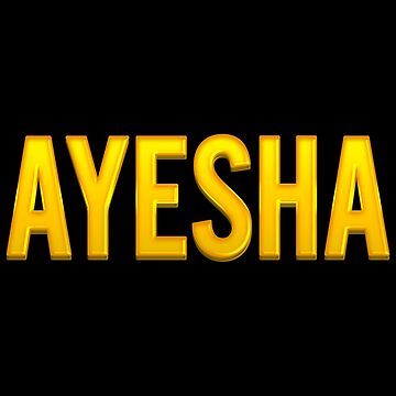 Ayesha Name Wallpaper Pic