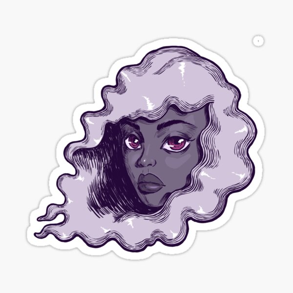 "Purple Hazel" Sticker for Sale by jirxchii | Redbubble