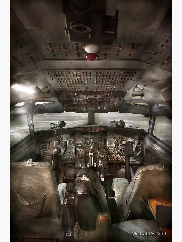 "Pilot - Boeing 707 - Cockpit - We need a pilot or two" Poster for Sale ...