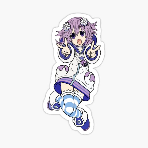 "Nep Nep" Sticker for Sale by Plooties | Redbubble