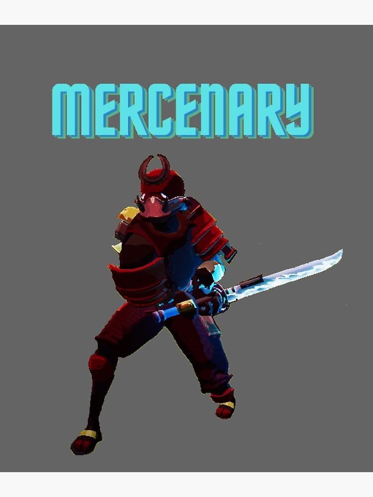 "Risk of Rain Mercenary" Poster by TSFC | Redbubble