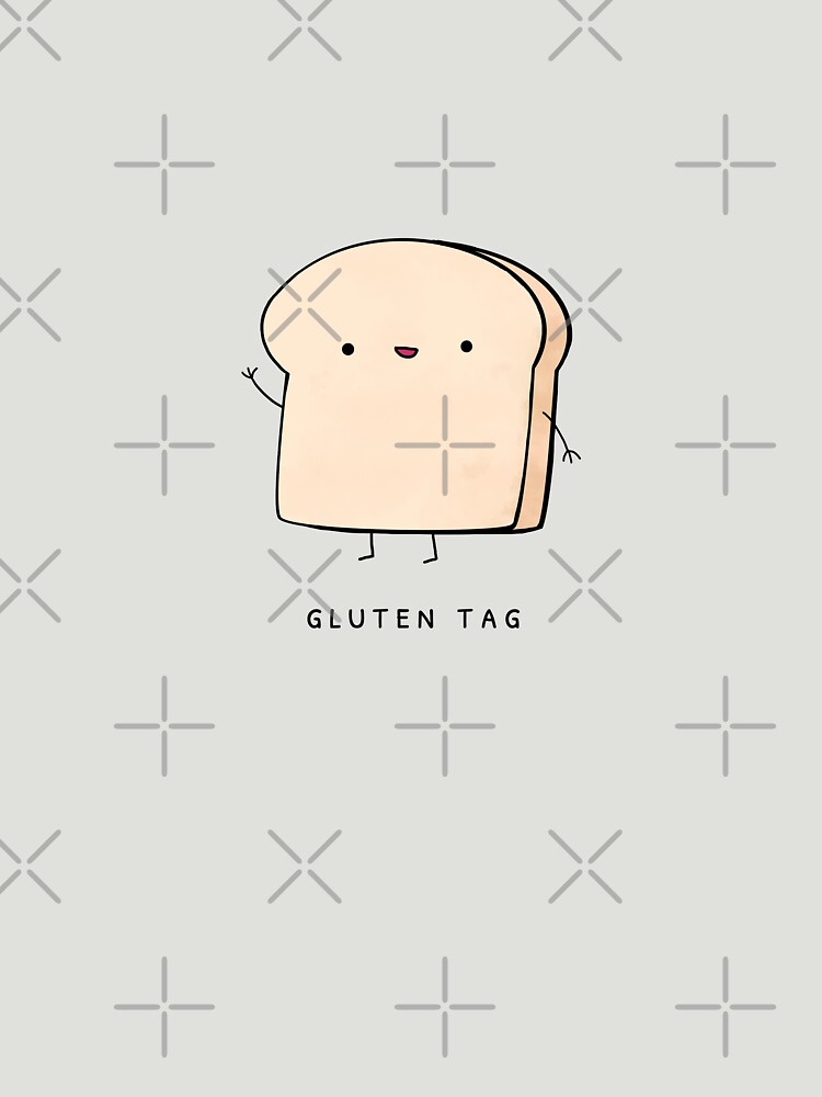 "Gluten Tag" T-shirt by cheezup | Redbubble