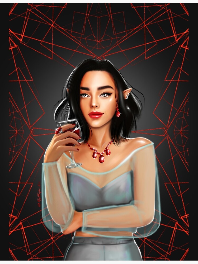 "Amren from ACOTAR series" Poster by MyHopeArt | Redbubble