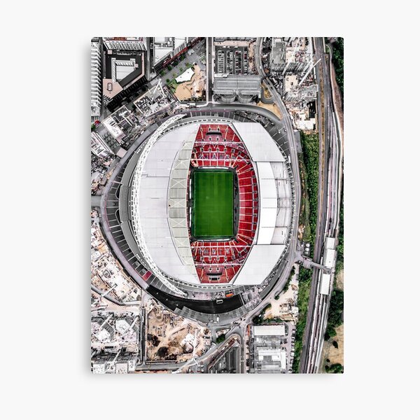 "Birds Eye View of Wembley Stadium" Canvas Print for Sale by 87shots ...