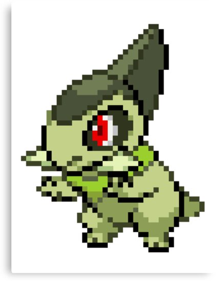 "Pokemon - Axew Sprite" Canvas Prints by ffiorentini | Redbubble