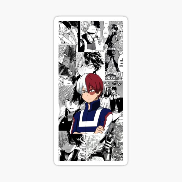 "todoroki" Sticker for Sale by TheShopSpot | Redbubble