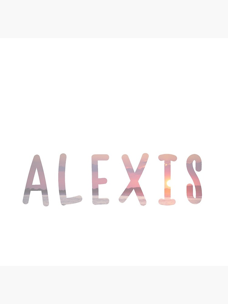 "Alexis Word Art" Poster for Sale by Arexus | Redbubble