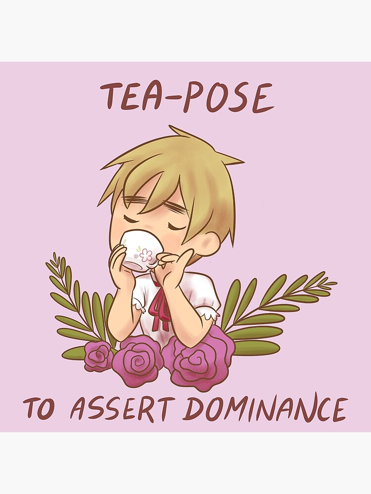 "T-pose / tea-pose to assert dominance pun APH Hetalia England" Poster ...