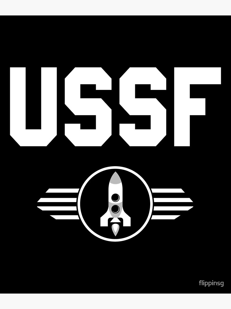 "United States Space Force USSF" Poster for Sale by flippinsg | Redbubble