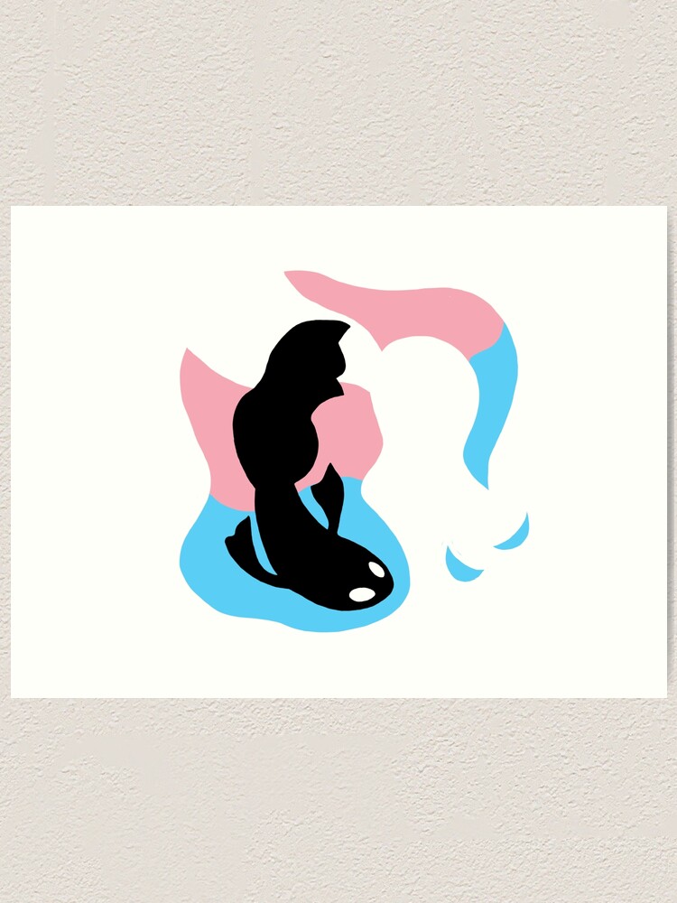 "Trans Pride Fish" Art Print for Sale by Enigma-Art | Redbubble