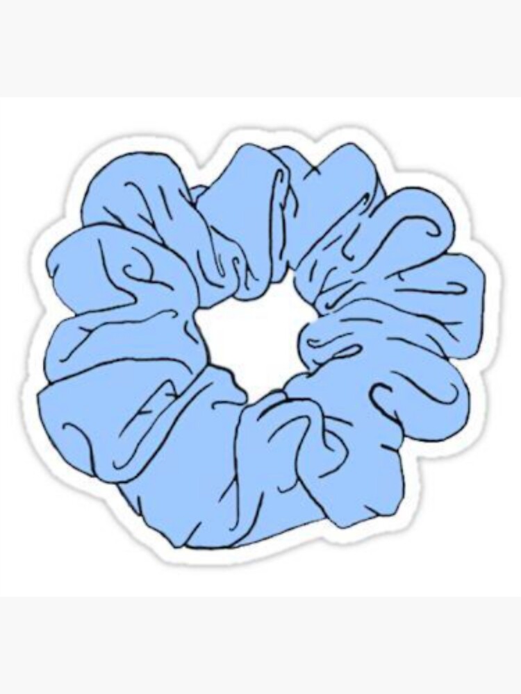"Scrunchie Sticker" Sticker for Sale by Marys2 | Redbubble
