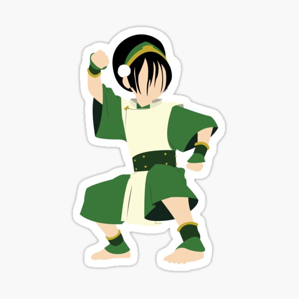 "Avatar The Last Airbender Toph Design" Sticker for Sale by sampire208 ...