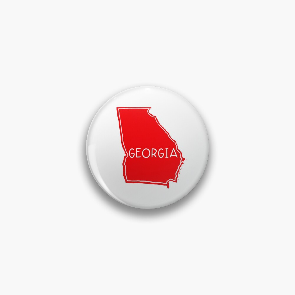 "Georgia Map Sticker" Sticker for Sale by Drawingvild | Redbubble