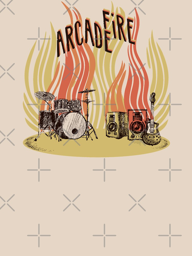 "The Arcade Fire" T-shirt for Sale by grandmarock | Redbubble | arcade ...