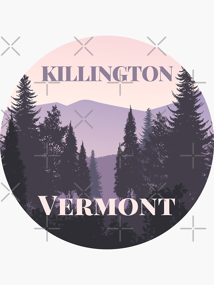 "Killington, Vermont" Sticker by InvestingRoad | Redbubble