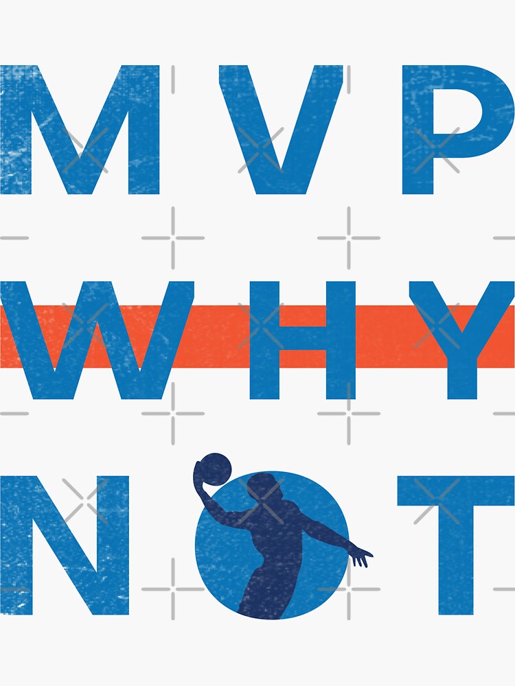 "MVP WHY NOT" Sticker by AYA-Design | Redbubble