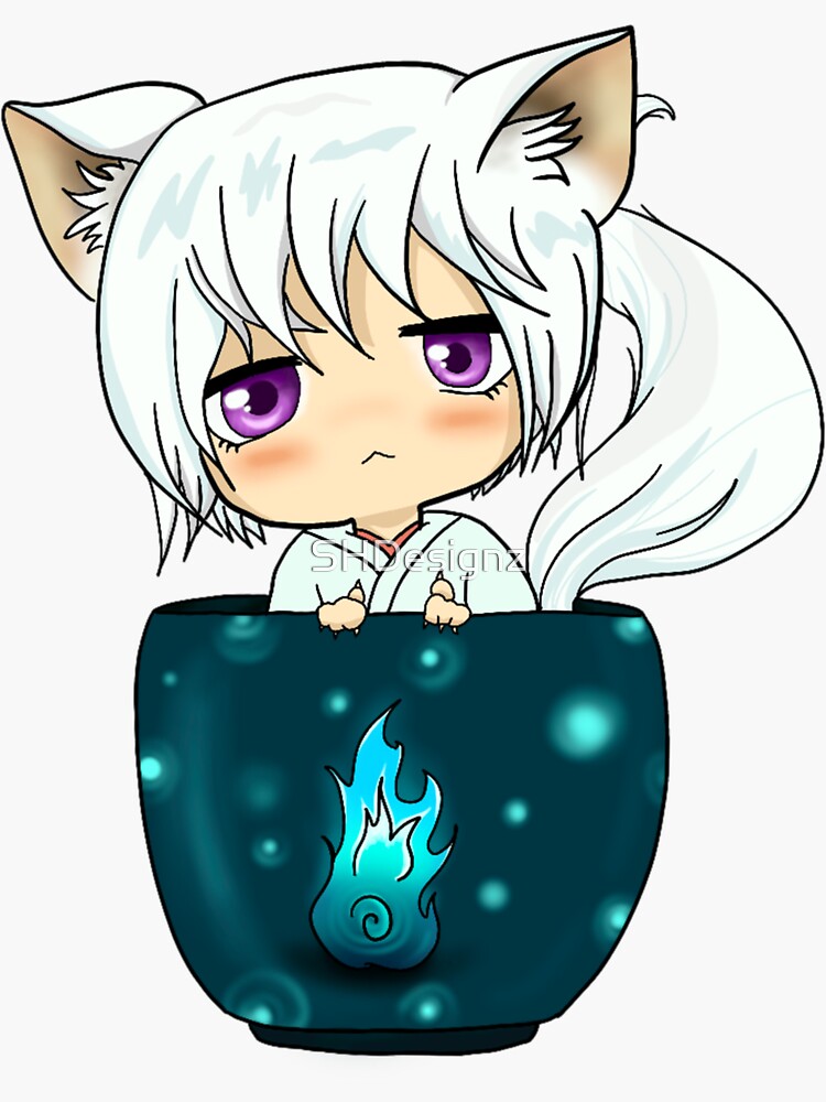 "Tomoe Chibi - Kamisama Kiss" Sticker by SHDesignz | Redbubble
