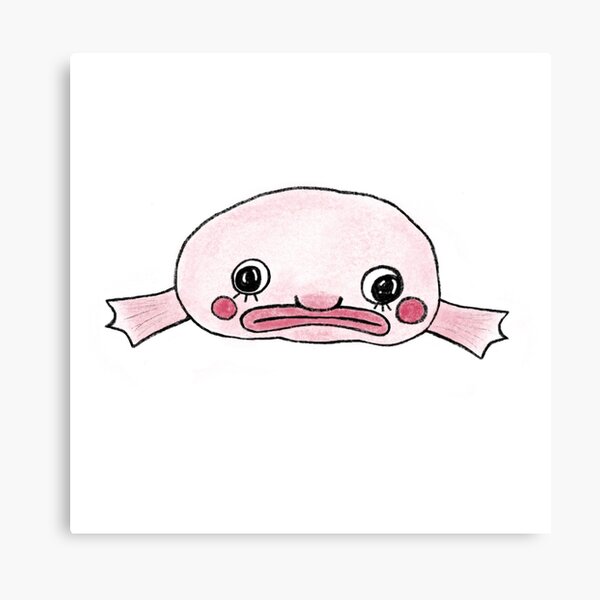 Blob Fish Canvas Prints | Redbubble