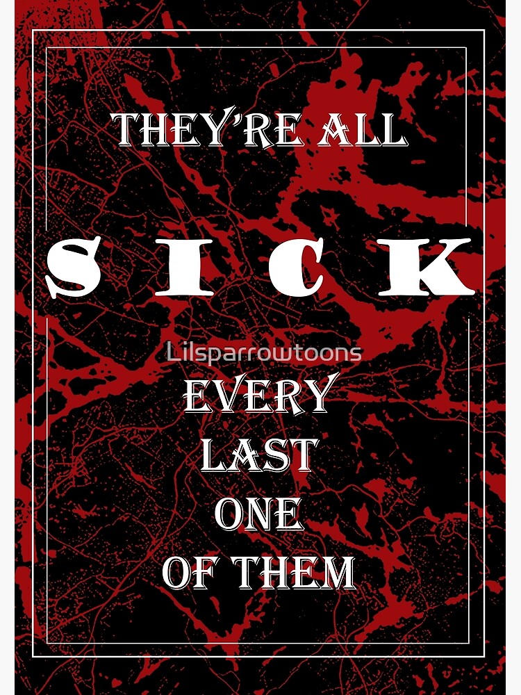 "Overhaul 'sick' text" Poster by Lilsparrowtoons | Redbubble