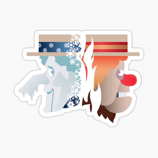 "Of Ice and Fire" Sticker for Sale by jpenfield | Redbubble