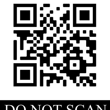 "DO NOT SCAN" Sticker for Sale by DotorEaon | Redbubble