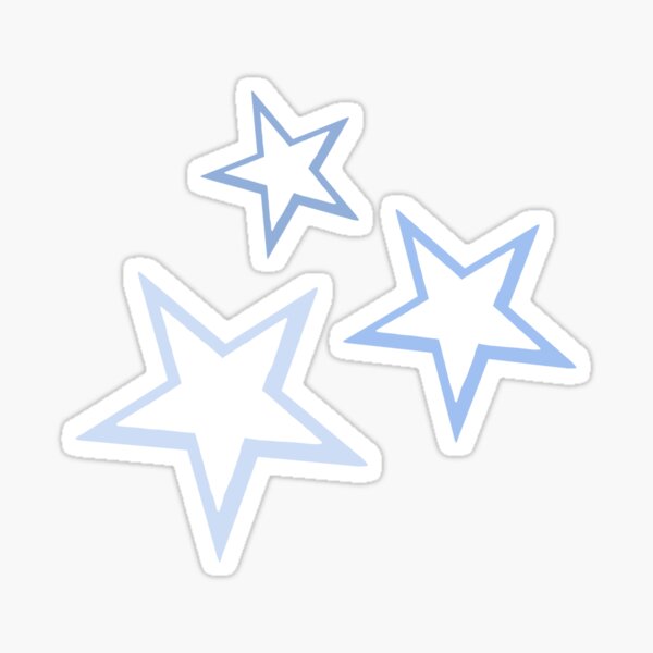 "blue star pack" Sticker for Sale by colleenm2 | Redbubble
