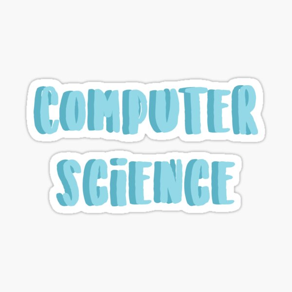 "Comp Sci major" Sticker by xoxobrooklynn | Redbubble