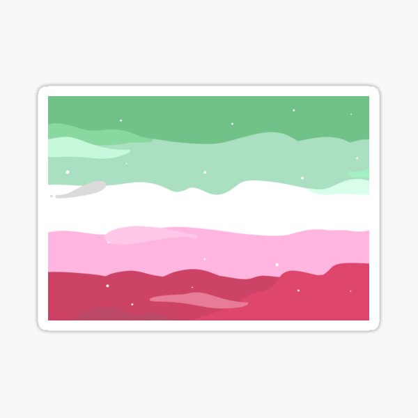 Abrosexual Flag Sticker For Sale By Hereliedragons Redbubble