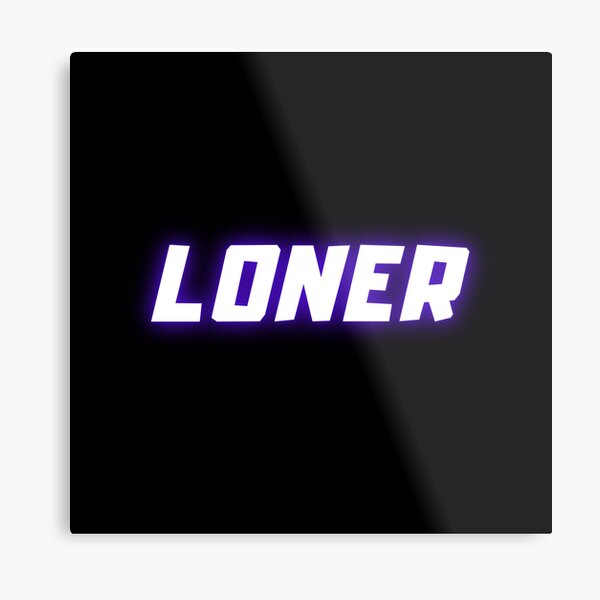"Loner v1" Metal Print for Sale by Yekaior | Redbubble