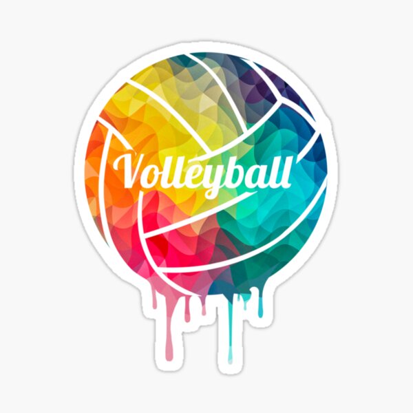 "Volleyball " Sticker for Sale by SHAFEEK | Redbubble