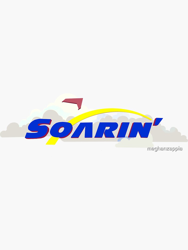 "Soarin" Sticker for Sale by meghanzappia | Redbubble