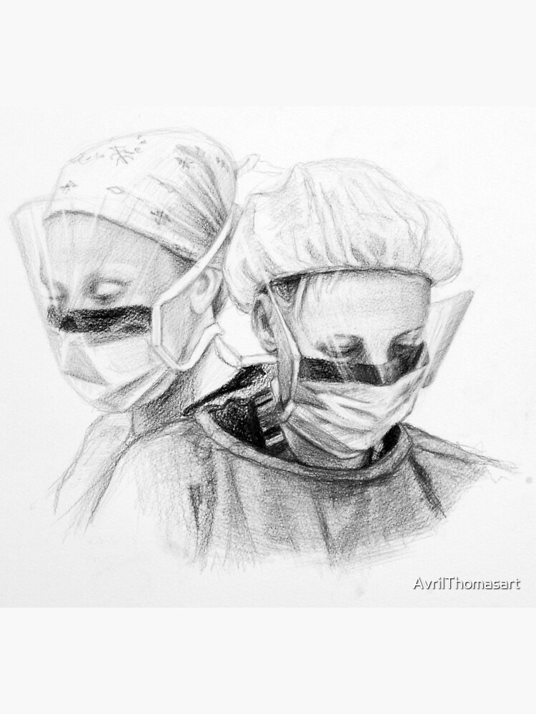 "Dynamic Duo - Drawing by Avril Thomas - Adelaide Artist" Sticker for ...