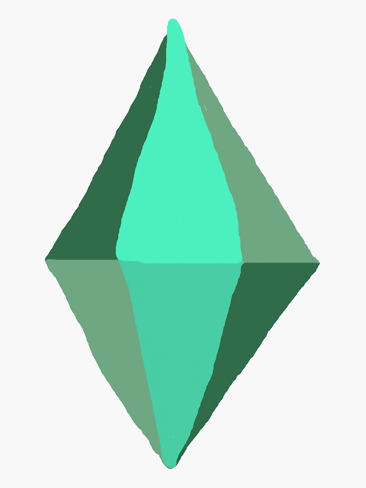 "Plumbob" Sticker by Petruc | Redbubble